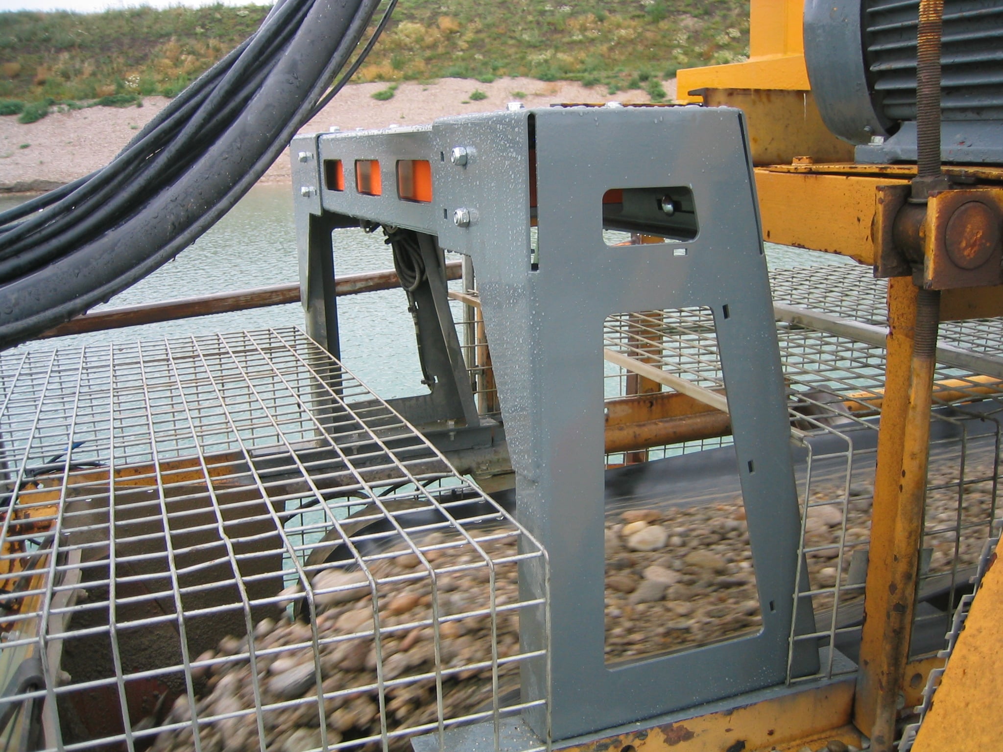 Aggregate Belt Scale | Sensortechnik Optical Belt Scale