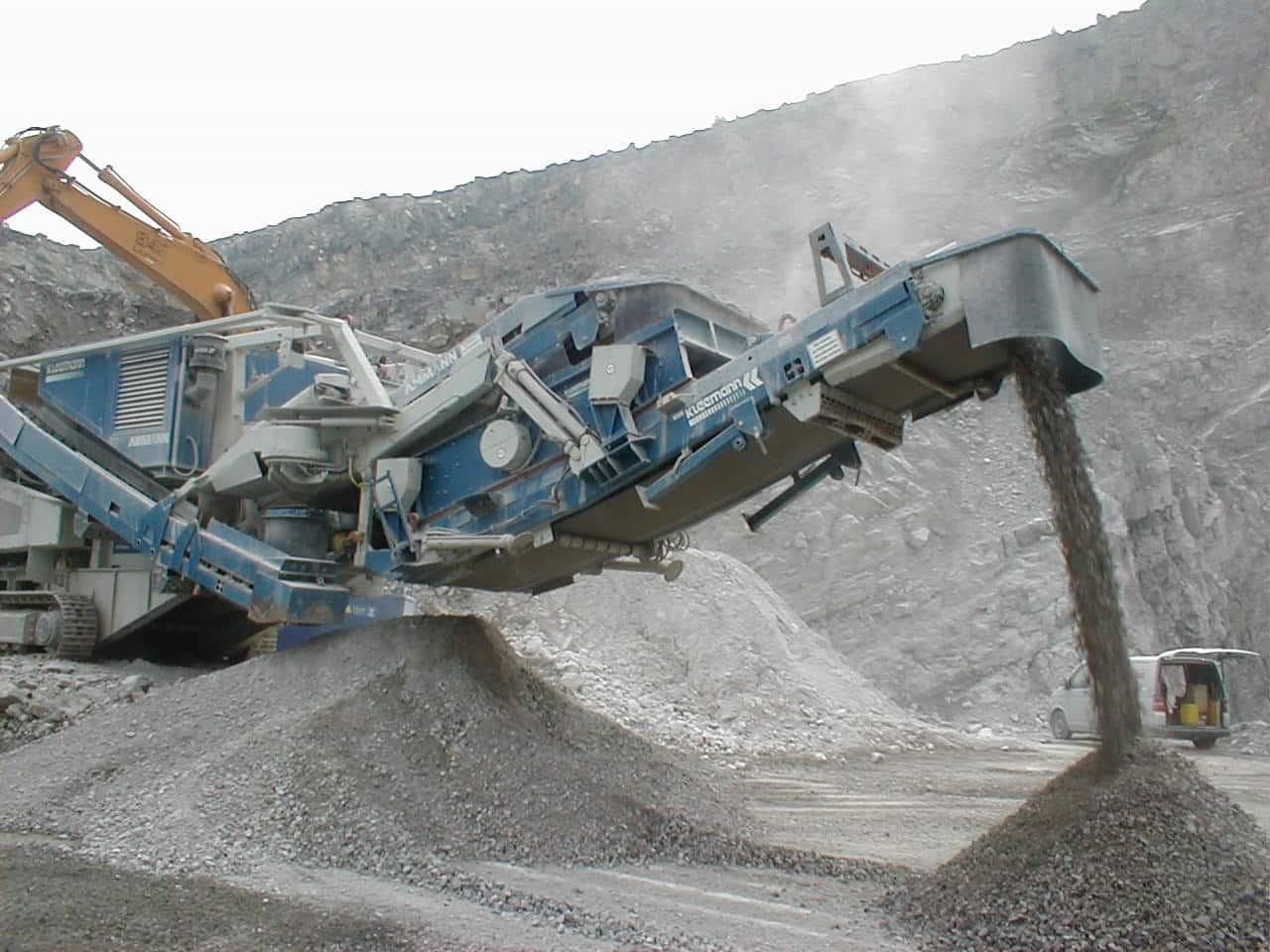 Aggregate Belt Scale | Sensortechnik Optical Belt Scale