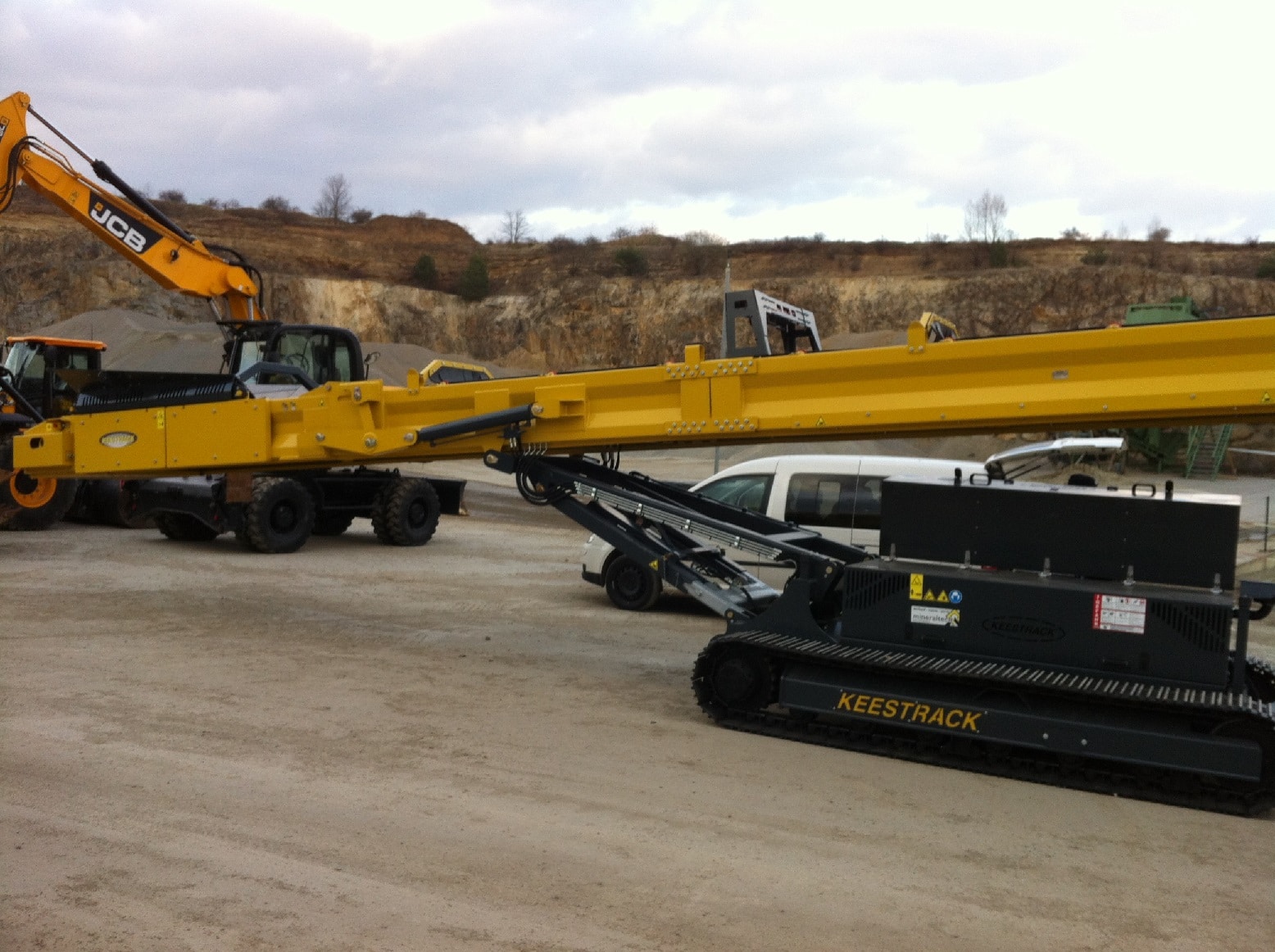 Keestrack Stacker 1 - Sensortechnik Optical Belt Scale