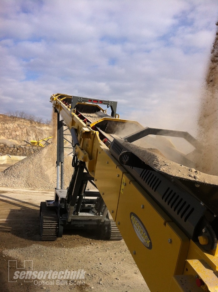 Keestrack Stacker 2 - Sensortechnik Optical Belt Scale