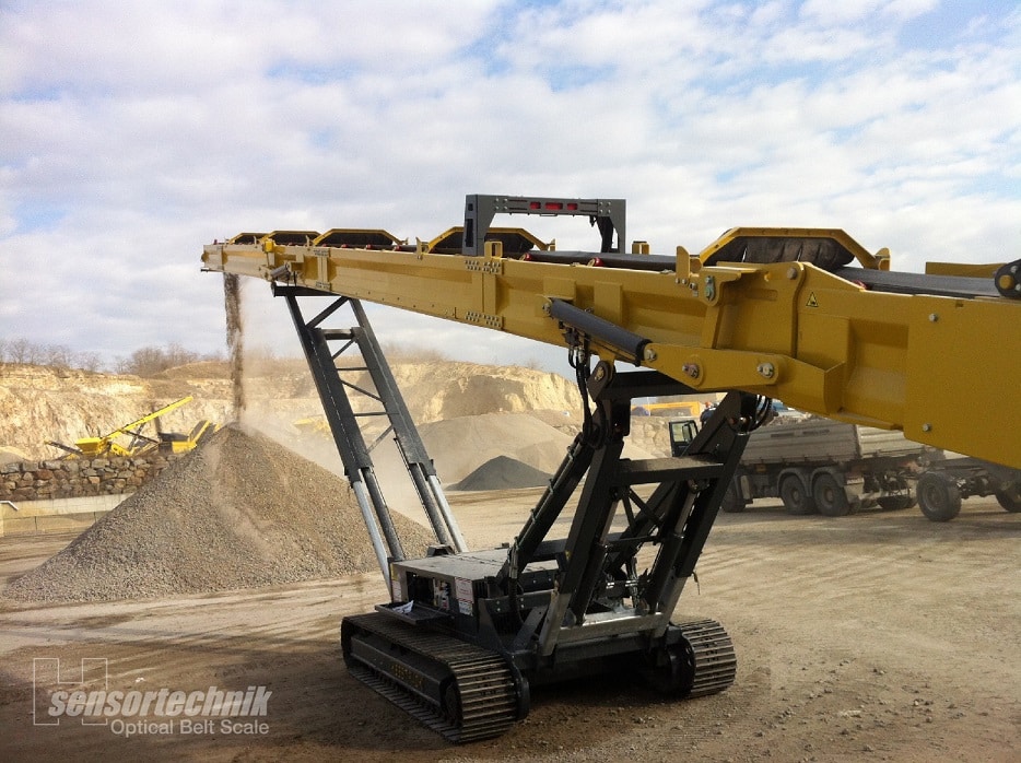 Keestrack Stacker 3 - Sensortechnik Optical Belt Scale