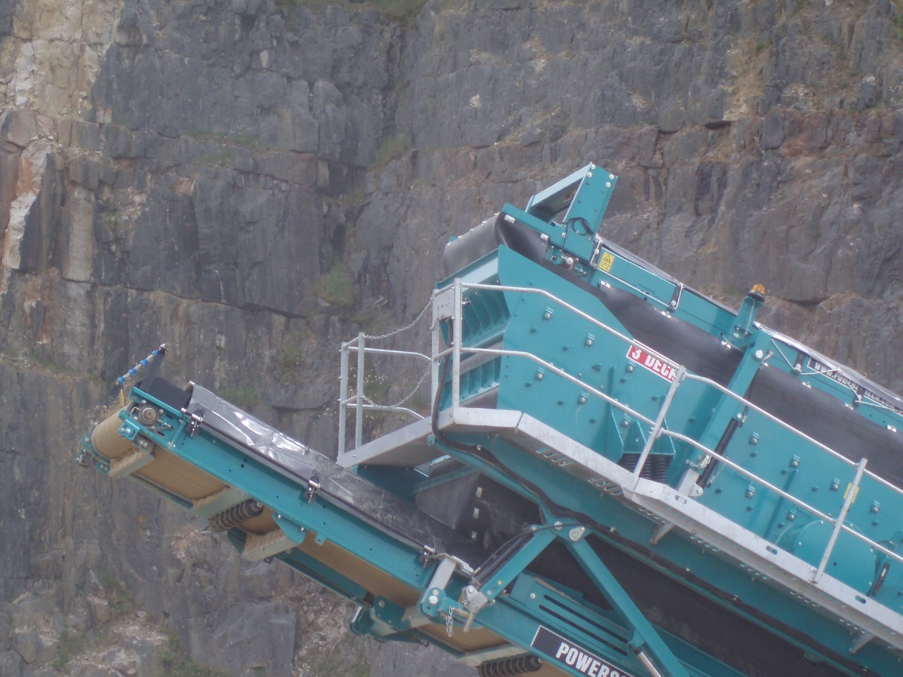 Installation Photos – Powerscreen - Sensortechnik Optical Belt Scale