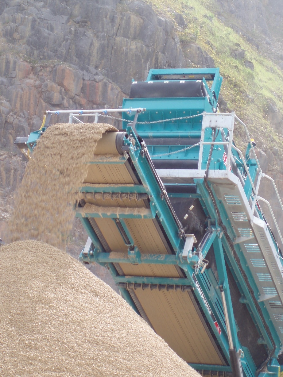 Installation Photos – Powerscreen - Sensortechnik Optical Belt Scale