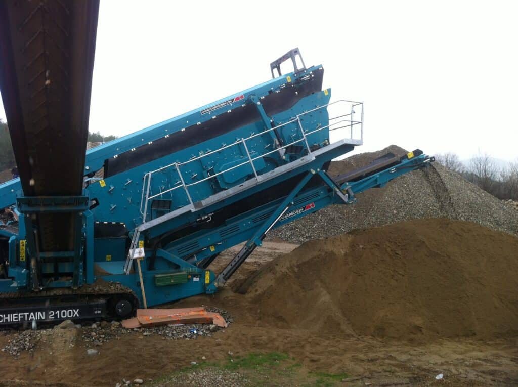 Installation Photos – Powerscreen - Sensortechnik Optical Belt Scale
