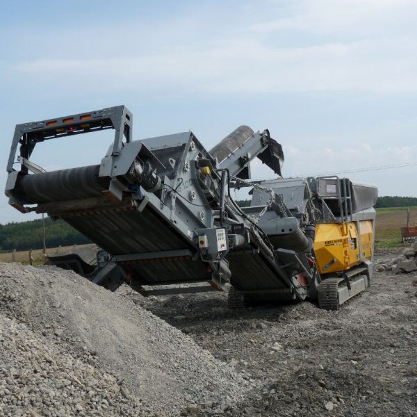 Installation Photos - Rubble Master - Sensortechnik Optical Belt Scale