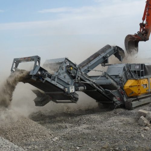 Installation Photos - Rubble Master - Sensortechnik Optical Belt Scale