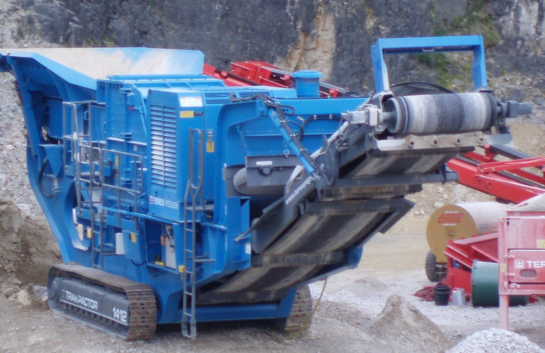 Installation Photos – Terex - Sensortechnik Optical Belt Scale