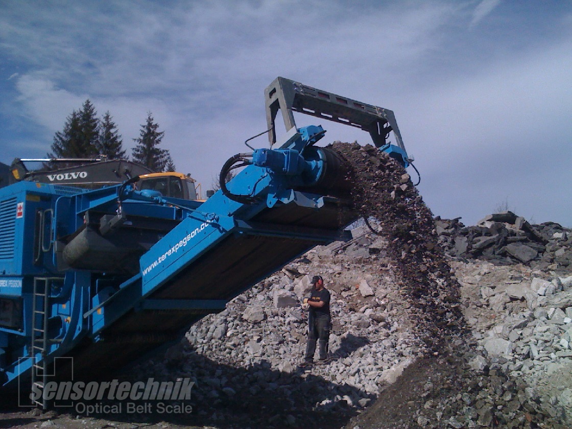 Installation Photos – Terex - Sensortechnik Optical Belt Scale